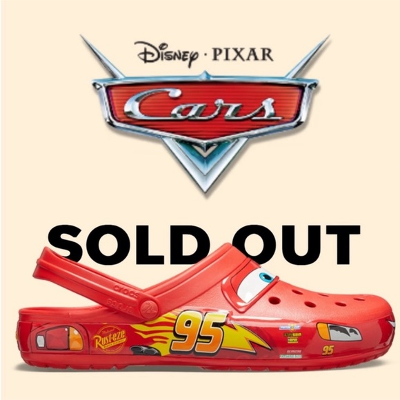 CROCS | Shoes | Nwt Crocs Classic Clog Cars Lightning Mcqueen Light Up ...